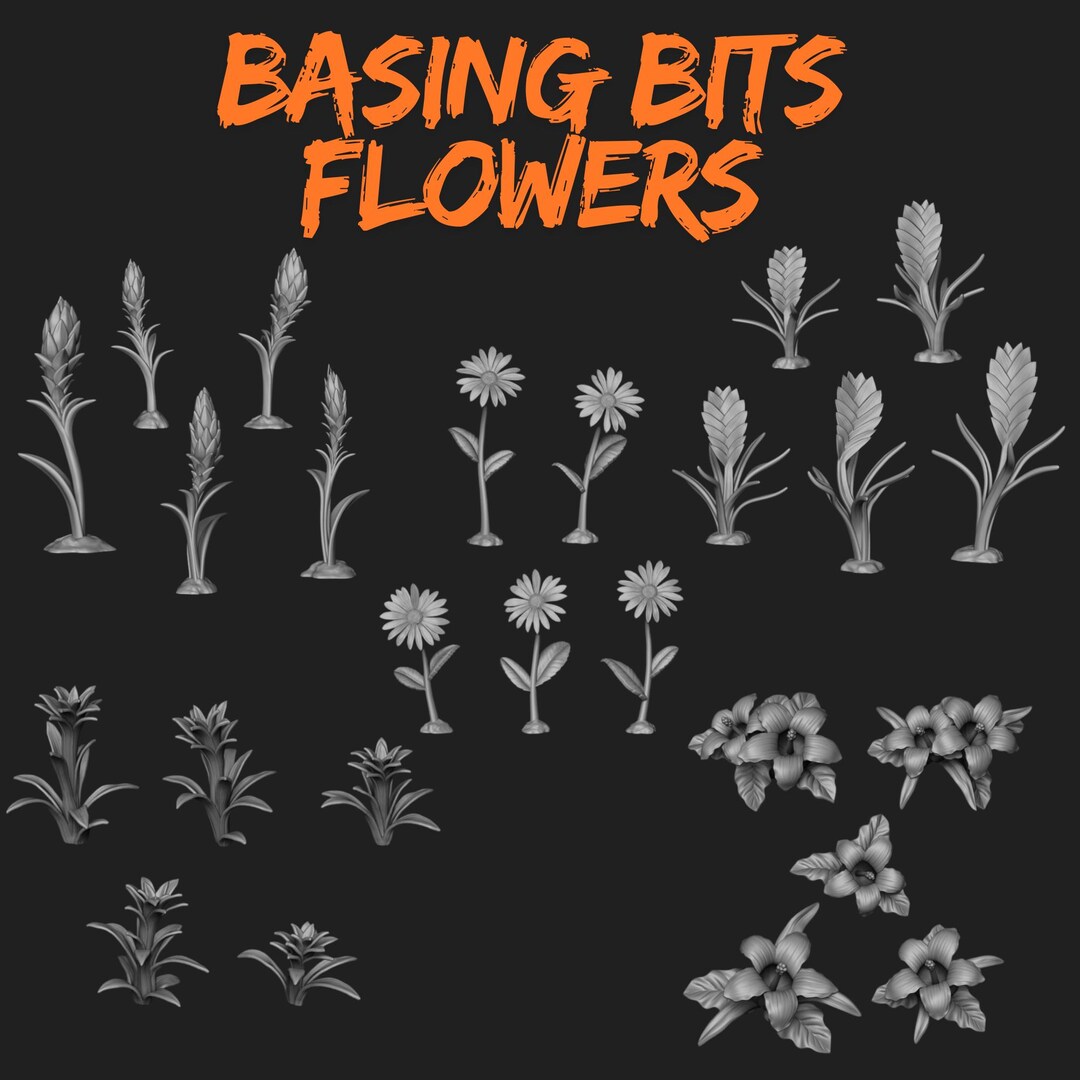 Bloemen Basing Bits Bitz per Base Bases Miniaturen Modellering Wargame ...