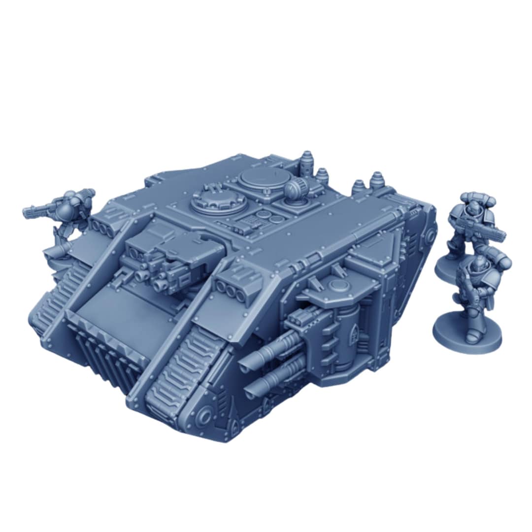 Warhammer 40k Proxy Tank Space Marine Land Raider 3D Printed Wargame ...