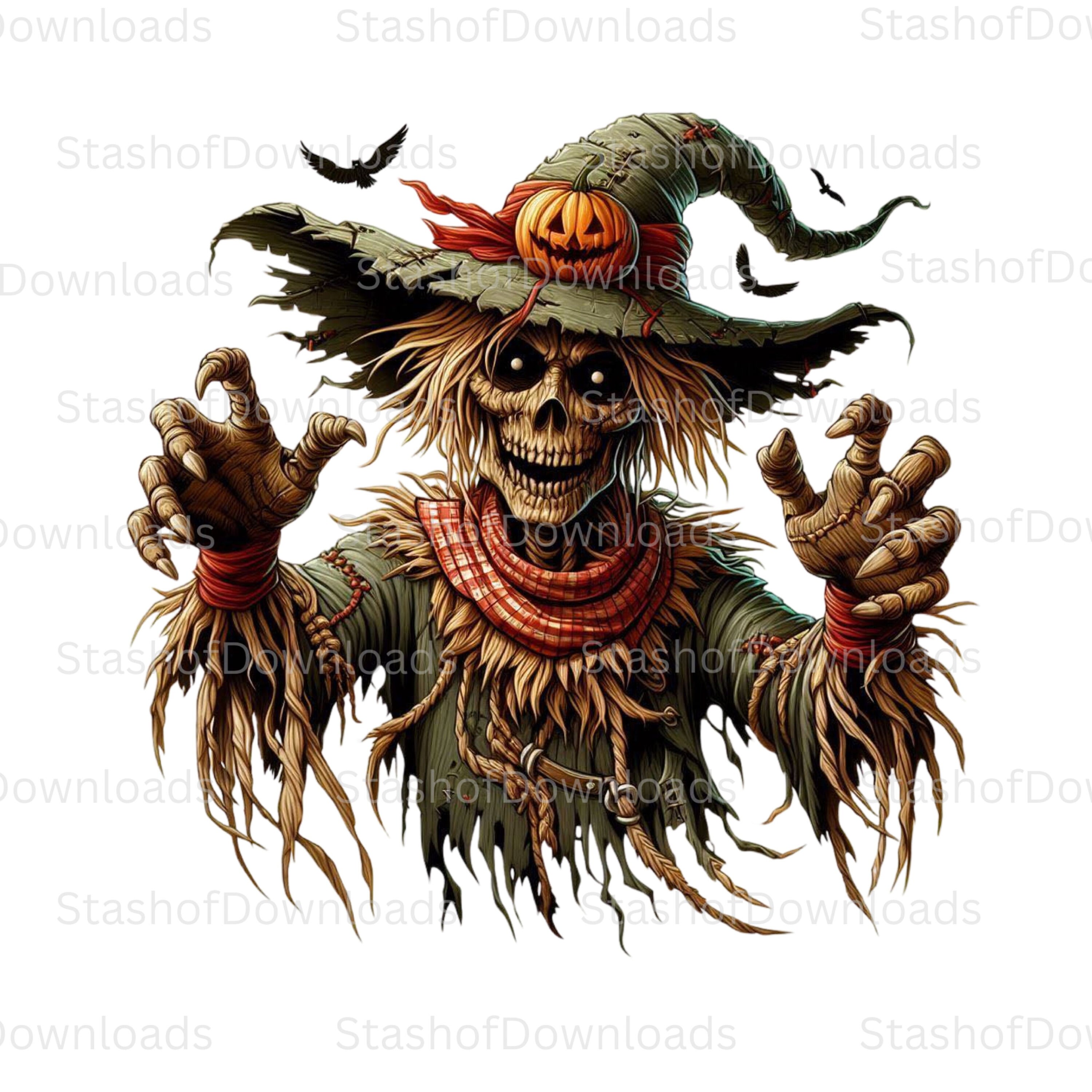 Creepy Halloween Clipart Bundle, High Quality JPG Halloween ...