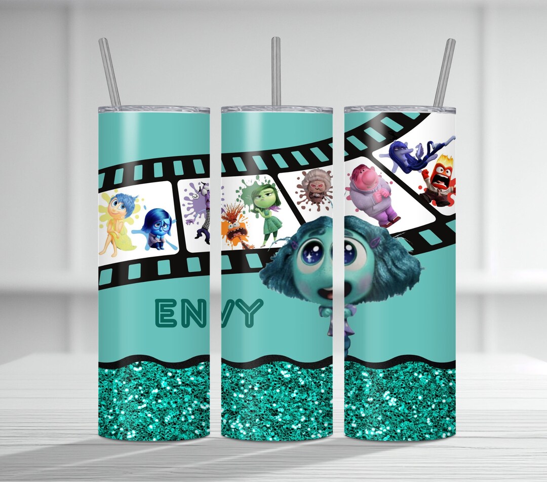 Envy Emotion Tumbler Wrap, Cartoon Character, Envy Emotion, 20oz ...