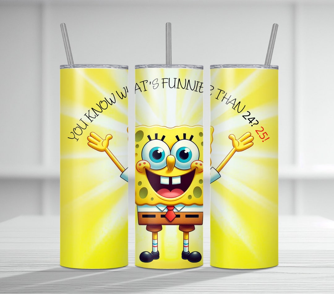 Funny Spongebob Tumbler Wrap, Sublimation PNG, JPG, Digital Download - Etsy