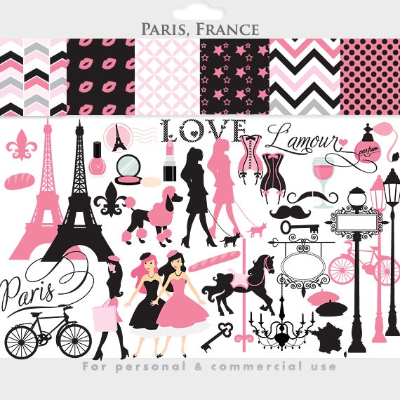 Love Paris Clipart