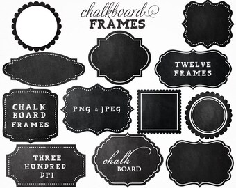 Chalkboard Clip Art - Etsy