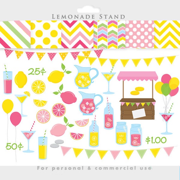 Pink Lemonade Stand Etsy