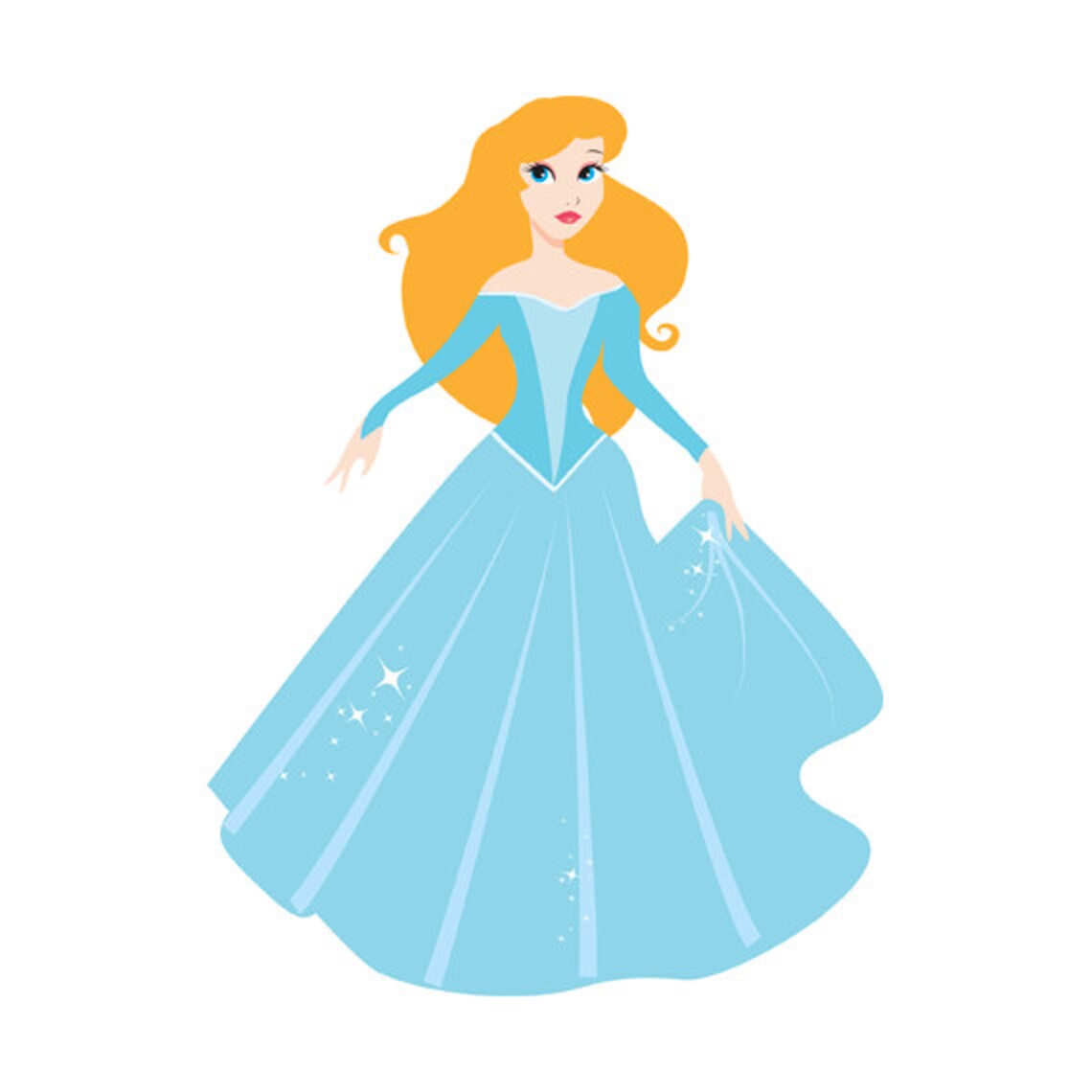 Princess Clip Art Princesses Clipart Glass Slipper - Etsy