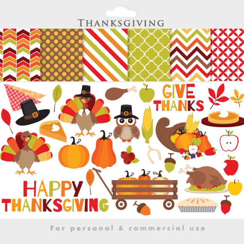 Thanksgiving Clipart - Thanks Giving Clip Art Turkey Fall Pilgrims ...