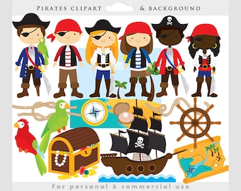 Pirate Clip Art - Etsy