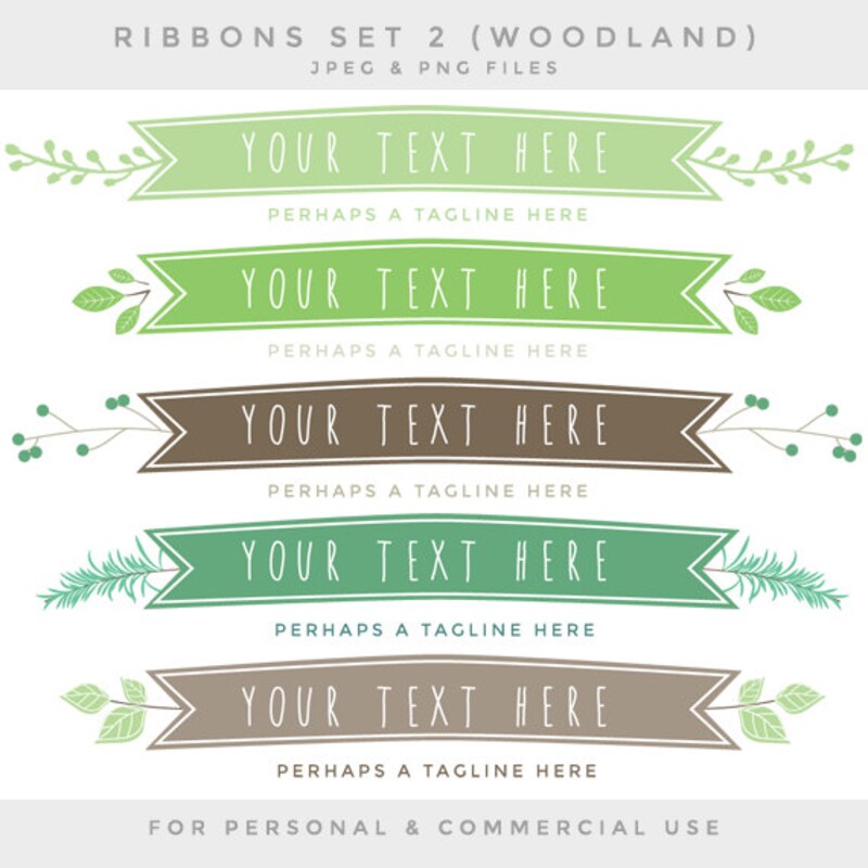 Woodland Ribbon - Etsy