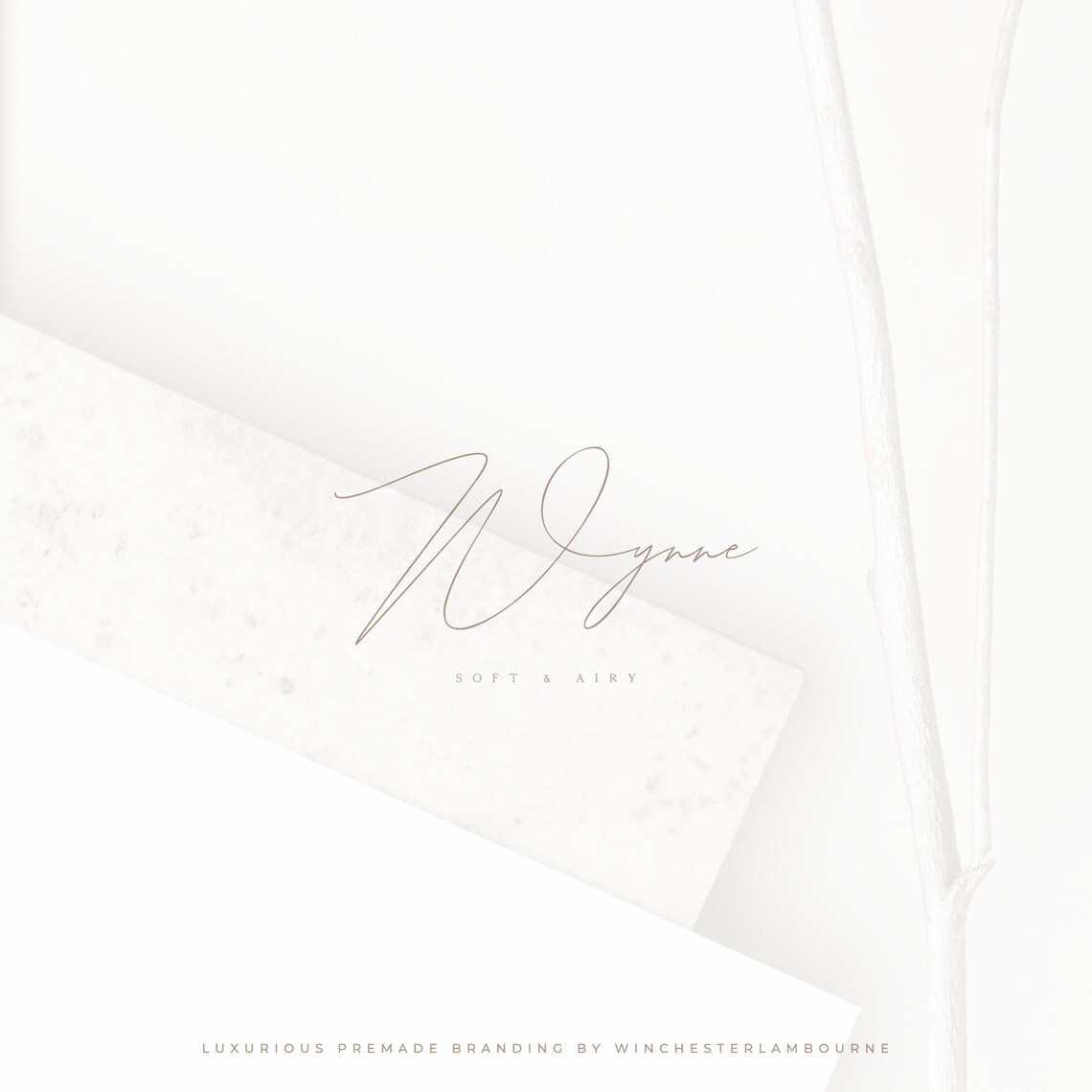 Calligraphy Text Logo Premade Logo Design Text Only Logo - Etsy