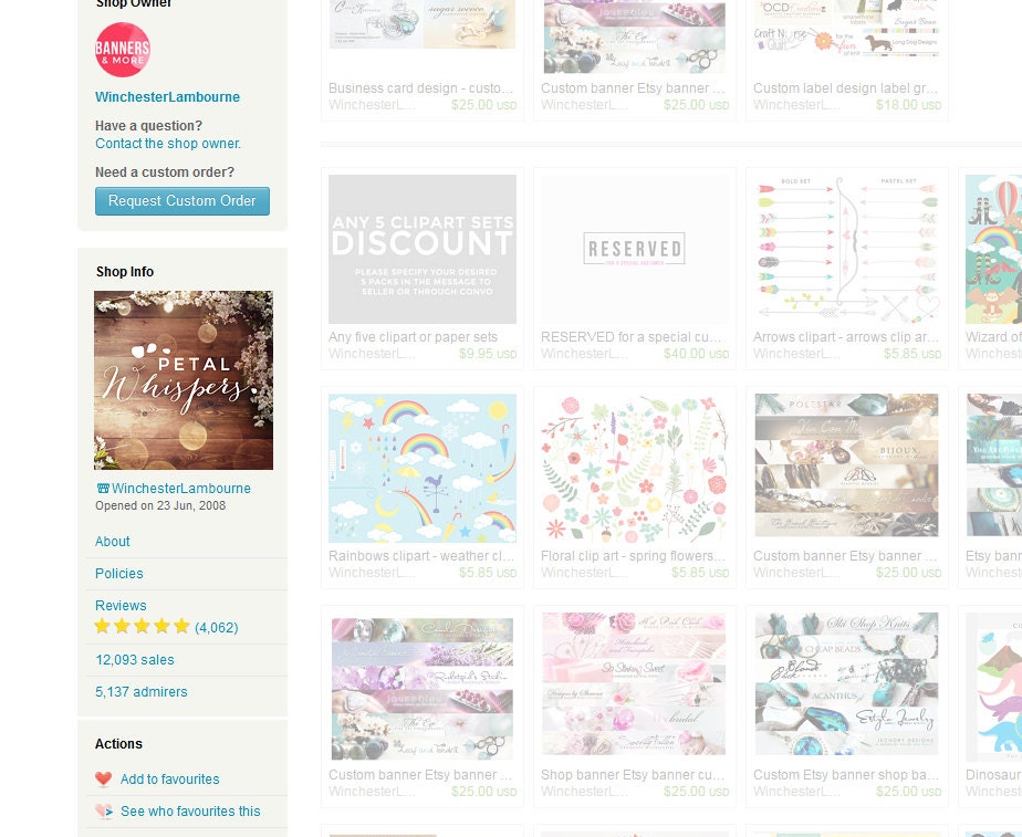 Custom Etsy shop icon custom avatar custom profile picture | Etsy