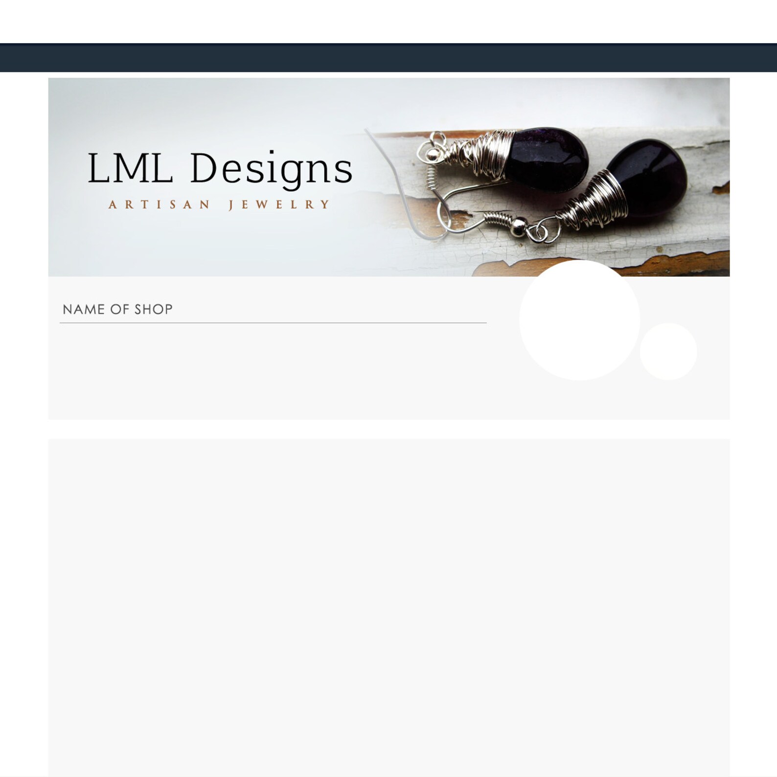 Custom Amazon Handmade Shop Banner Cover Banner Cover Image - Etsy