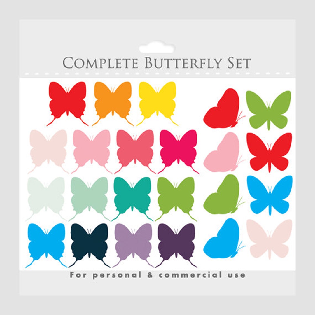 Butterfly Clipart - Butterflies Clip Art, Spring, Insects, Wings ...