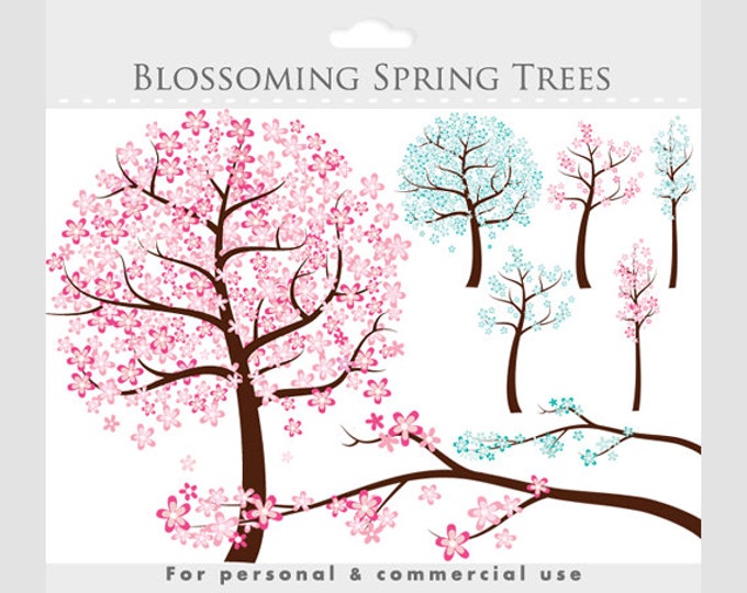 Tree Clipart - Tree Clip Art Whimsical, Cute, Sweet, Birds, Bird ...