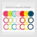 Scalloped Frames Clipart Round Frames for Collages Photos - Etsy