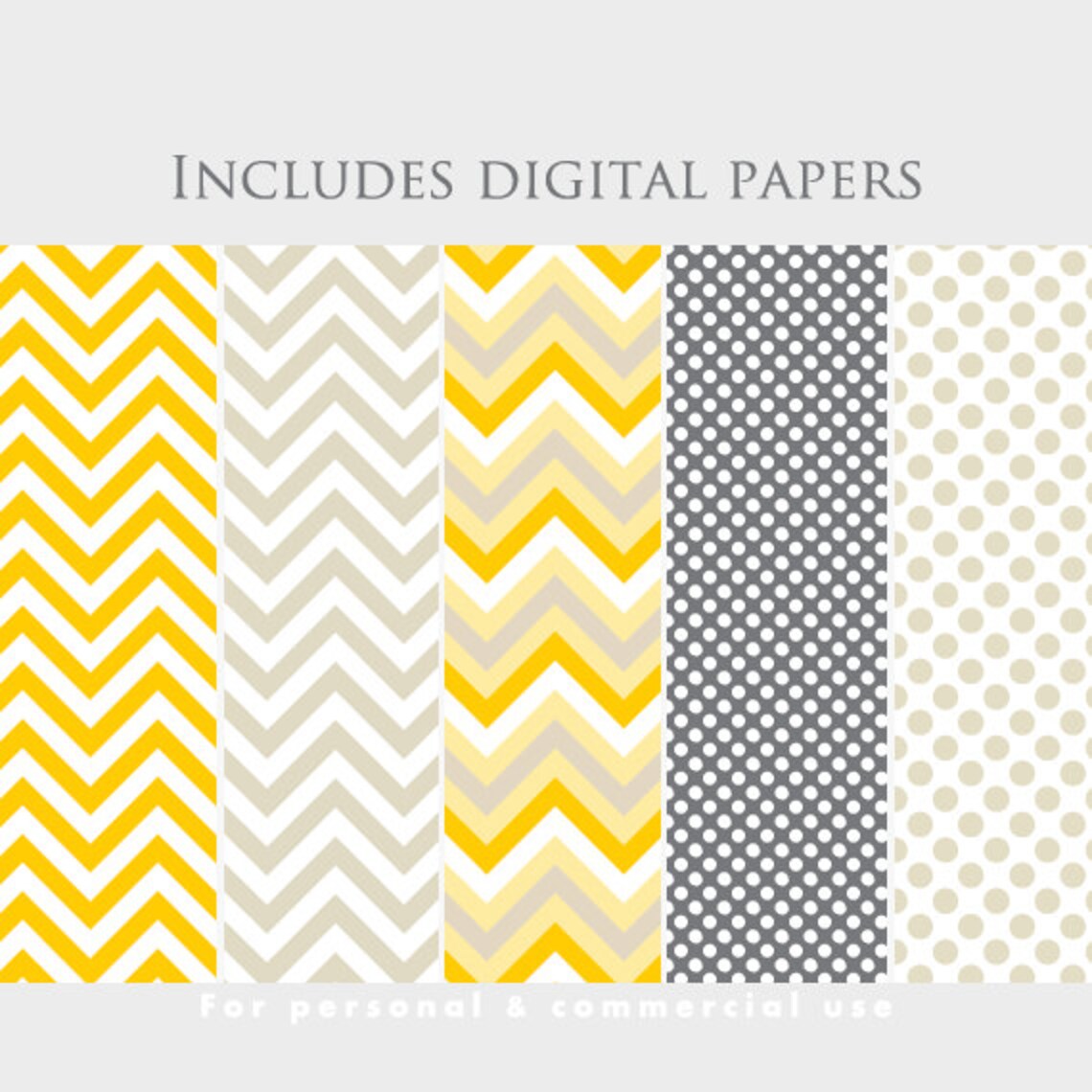 Christmas Clipart and Paper Set - Clip Art, Digital Papers for ...