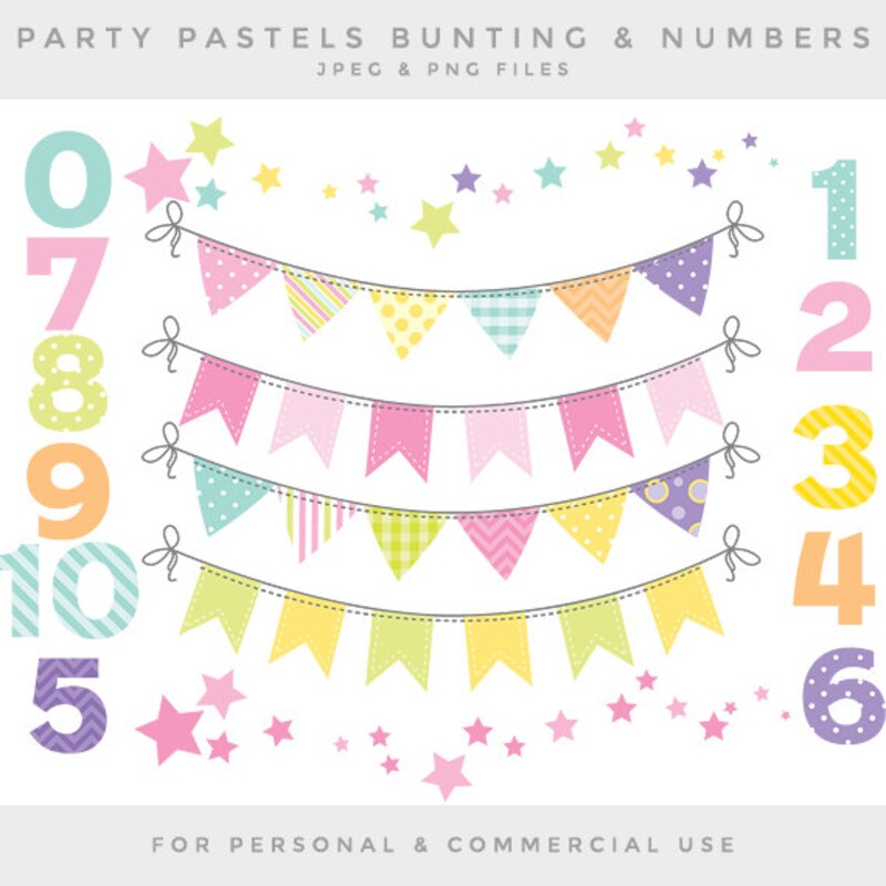 Bunting Clip Art - Etsy