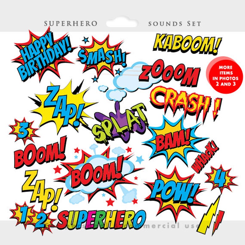 Superhero Clipart - Comic Book Clip Art, Super Heroes, Cityscape ...