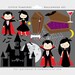 Vampire Clipart - Halloween Clip Art, Vampires, Cute, Little, Castle ...