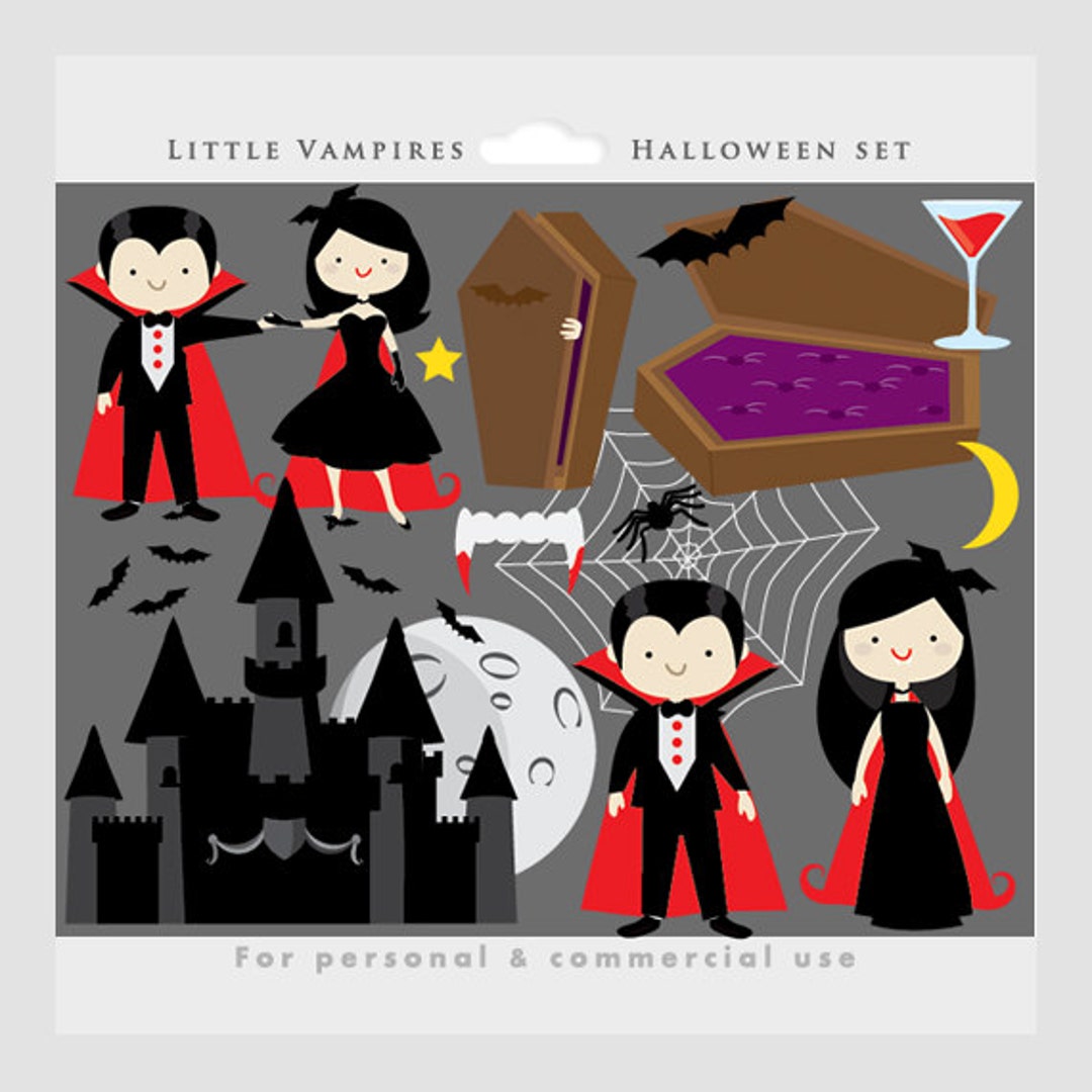 Vampire Clipart - Halloween Clip Art, Vampires, Cute, Little, Castle ...