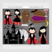Vampire Clipart Halloween Clip Art Vampires Cute Little - Etsy