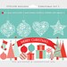 Christmas Digital Paper Pack and Clipart Clip Art Digital - Etsy