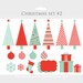 Christmas Digital Paper Pack and Clipart - Clip Art, Digital Papers for ...