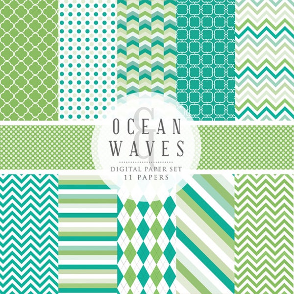 Light Blue Chevron - Etsy