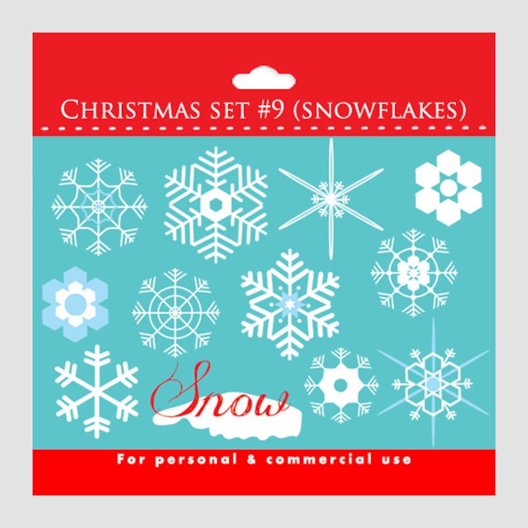Snowflakes Clipart - Snow Flakes, Snow, Flakes, White and Blue, Winter ...