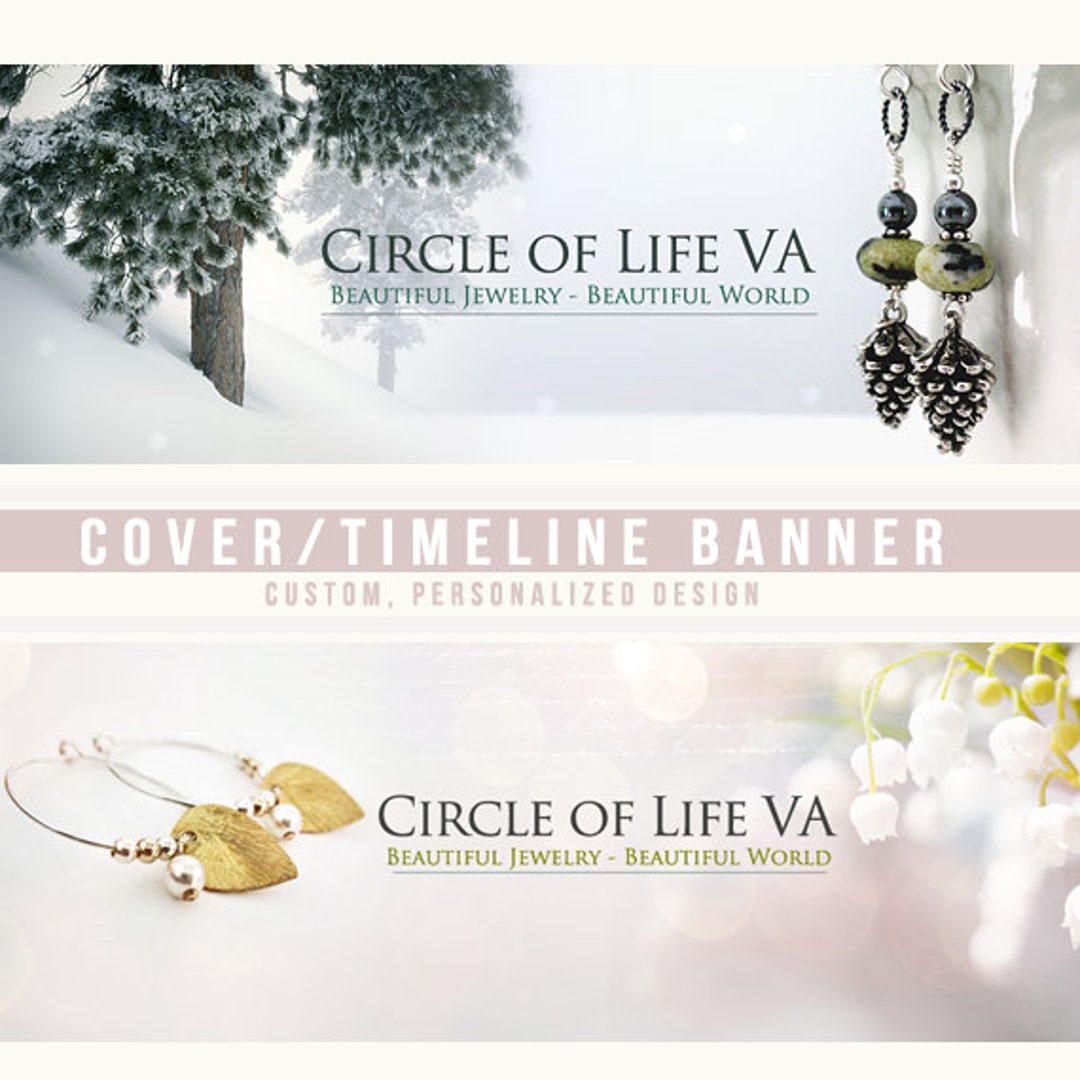 Timeline Banner / Cover Banner and Avatar Set for Your Social Media ...