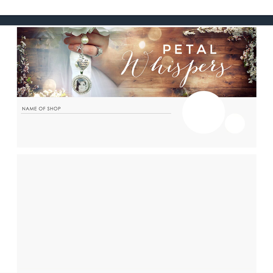 Custom Amazon Handmade Shop Banner Cover Banner Cover Image - Etsy