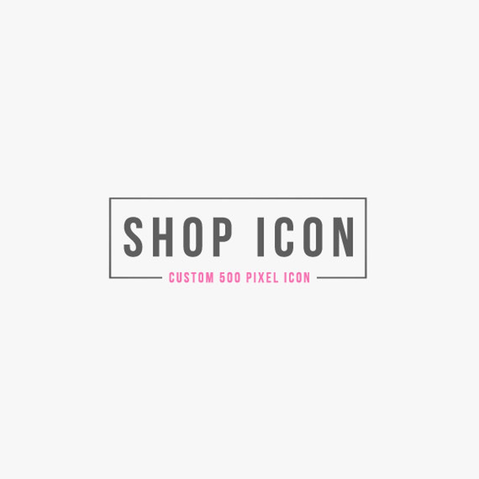 Custom Etsy Shop Icon - Custom Avatar Custom Profile Picture Graphic ...