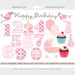 Birthday Party Clipart Birthday Clip Art Numbers Balloons - Etsy