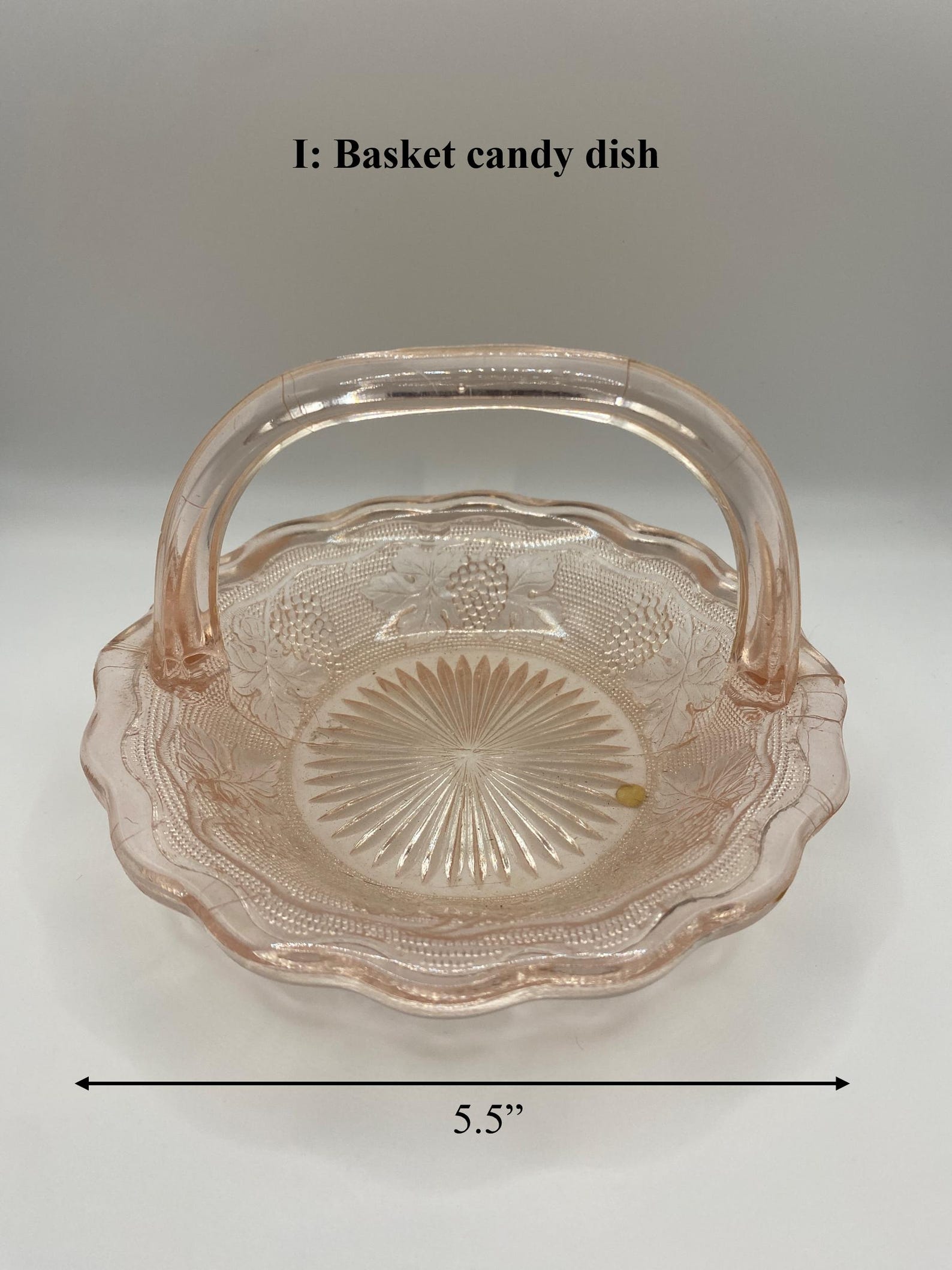 Vintage Pink Depression Glass Dishes - Etsy