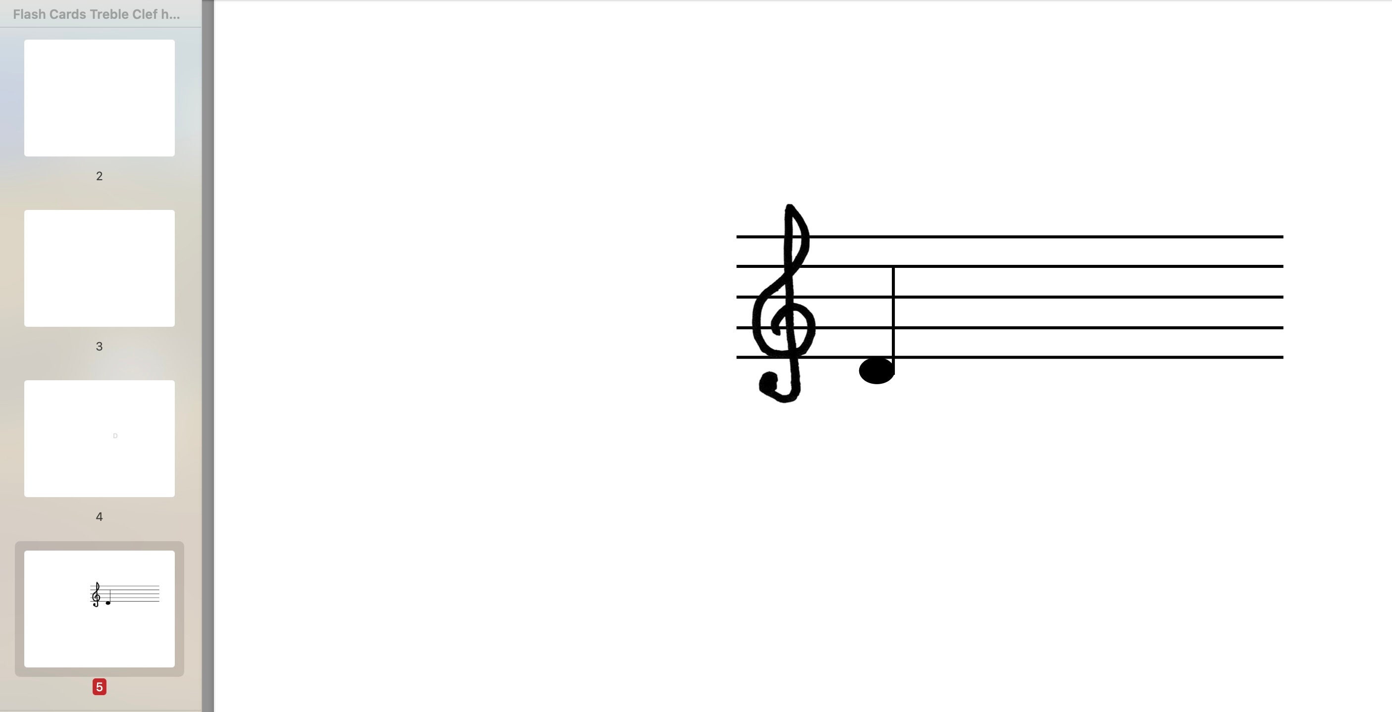 Treble and Bass Clef Flashcards Digital Download Pdf Format - Etsy