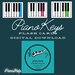 Piano Keys Flashcards Download in Pdf Format - Etsy