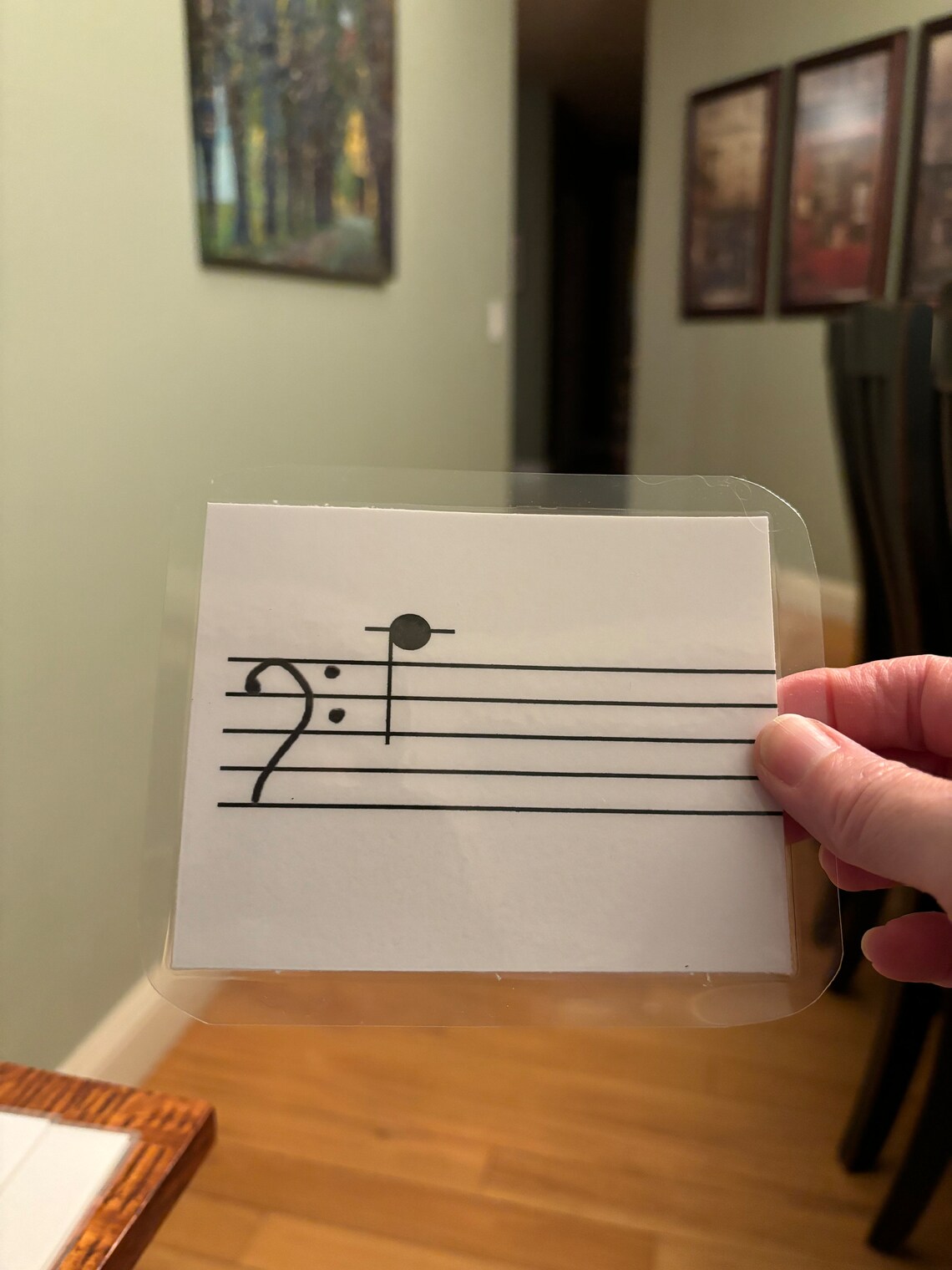 Bass Clef Letter Names on the Staff Flashcards - Etsy