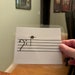 Bass Clef Letter Names on the Staff Flashcards - Etsy