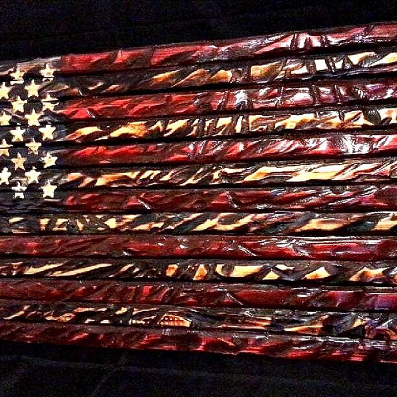 Rustic Flag - Etsy