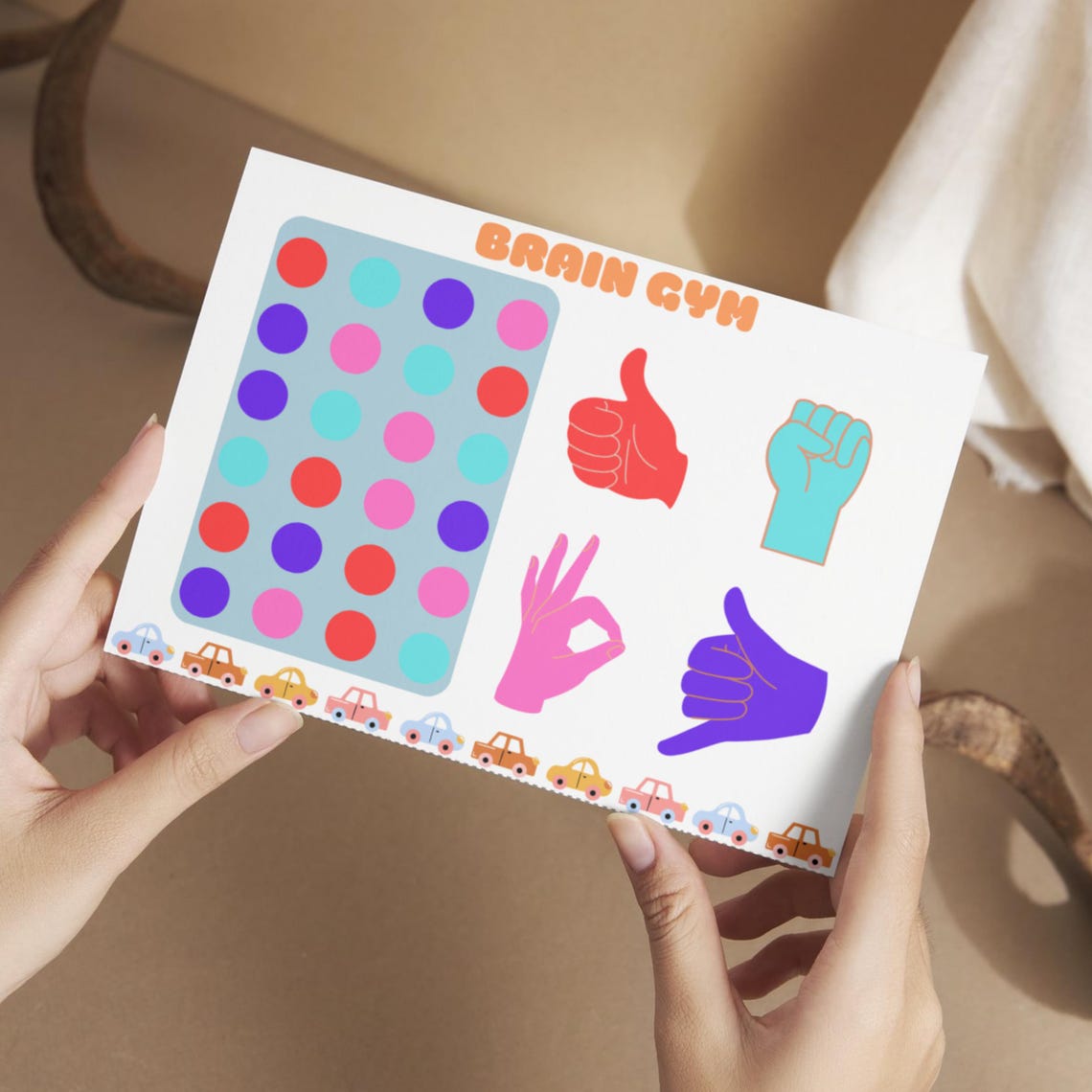 Brain Gym Cards, Kids Cognitive & Motor Skill Activities, Smart Kids ...