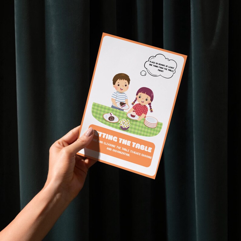 Daily Routine Cards: Kids Activity Flashcards (A4 PDF) - Etsy