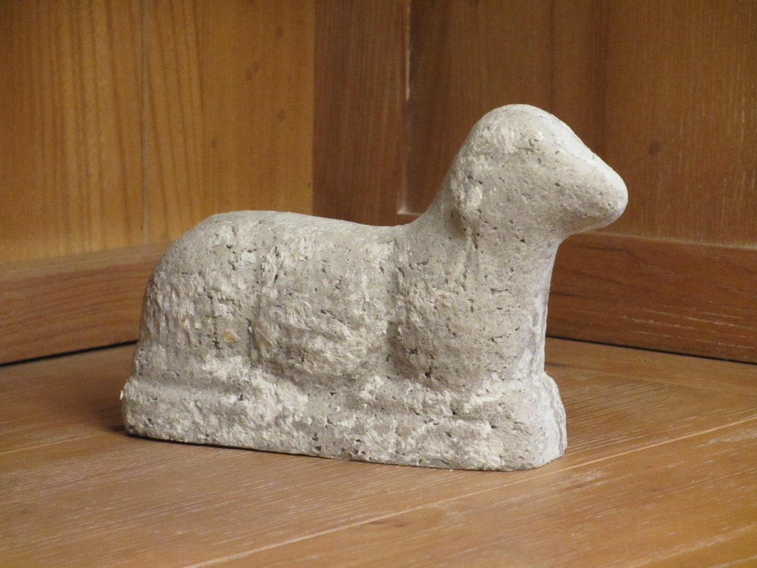 Unfinished Paper Mache 5 1/4" Laying Sheep - Etsy