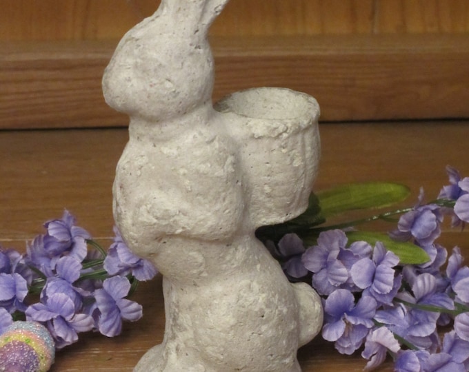 Unfinished Paper Mache Bunny W/hollow Basket on Back - Etsy