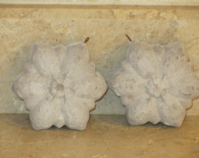 Unfinished Paper Mache Set of 2 Snowflake Ornaments - Etsy