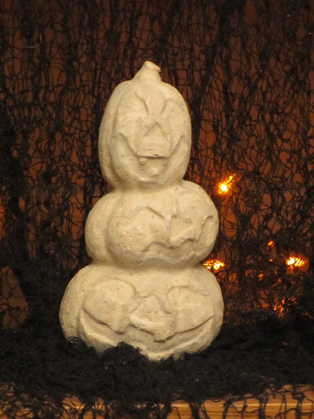 Unfinished Paper Mache 3 Tier Pumpkins W/stem - Etsy