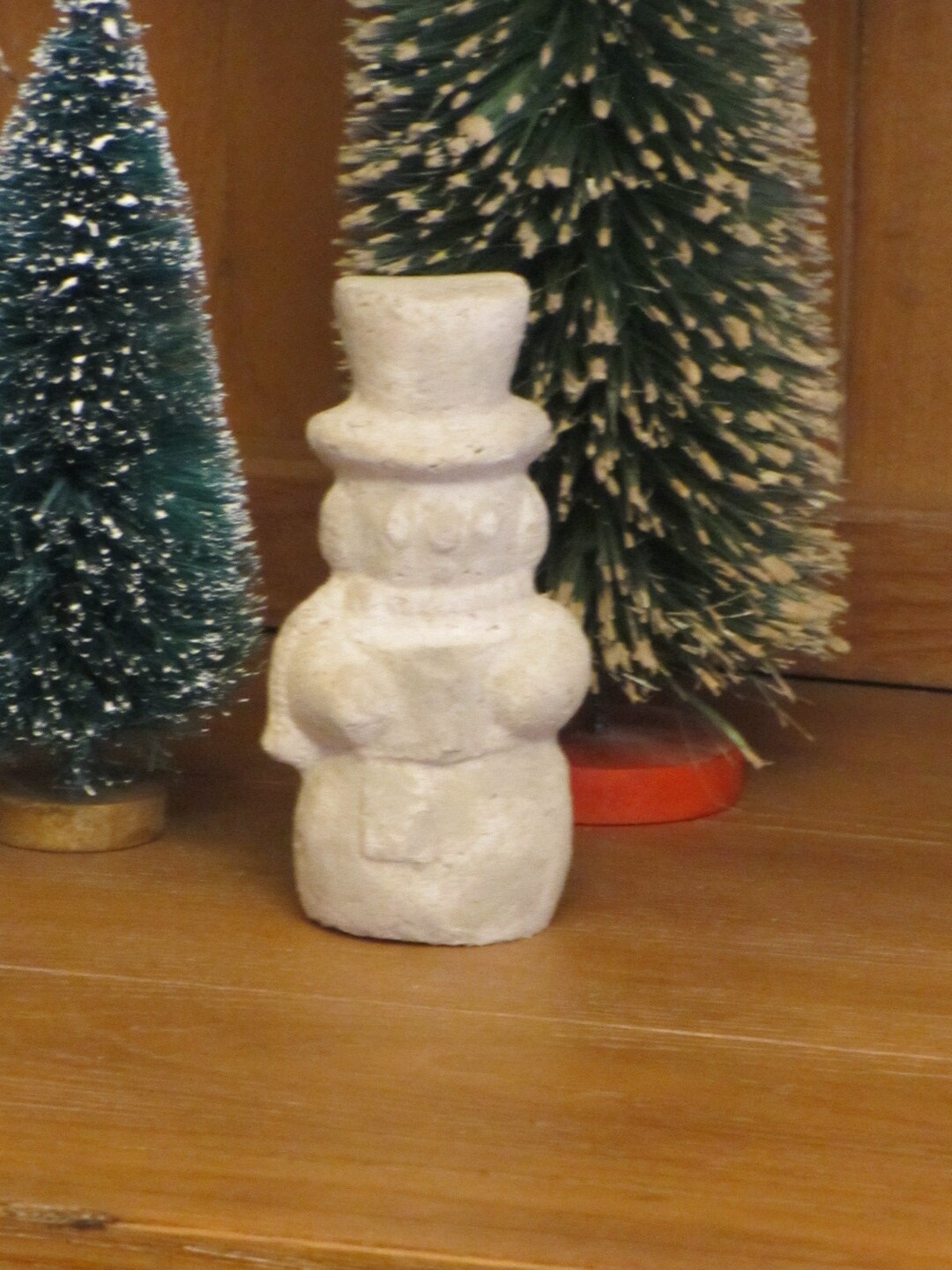 Unfinished Paper Mache Snowman Caroler - Etsy