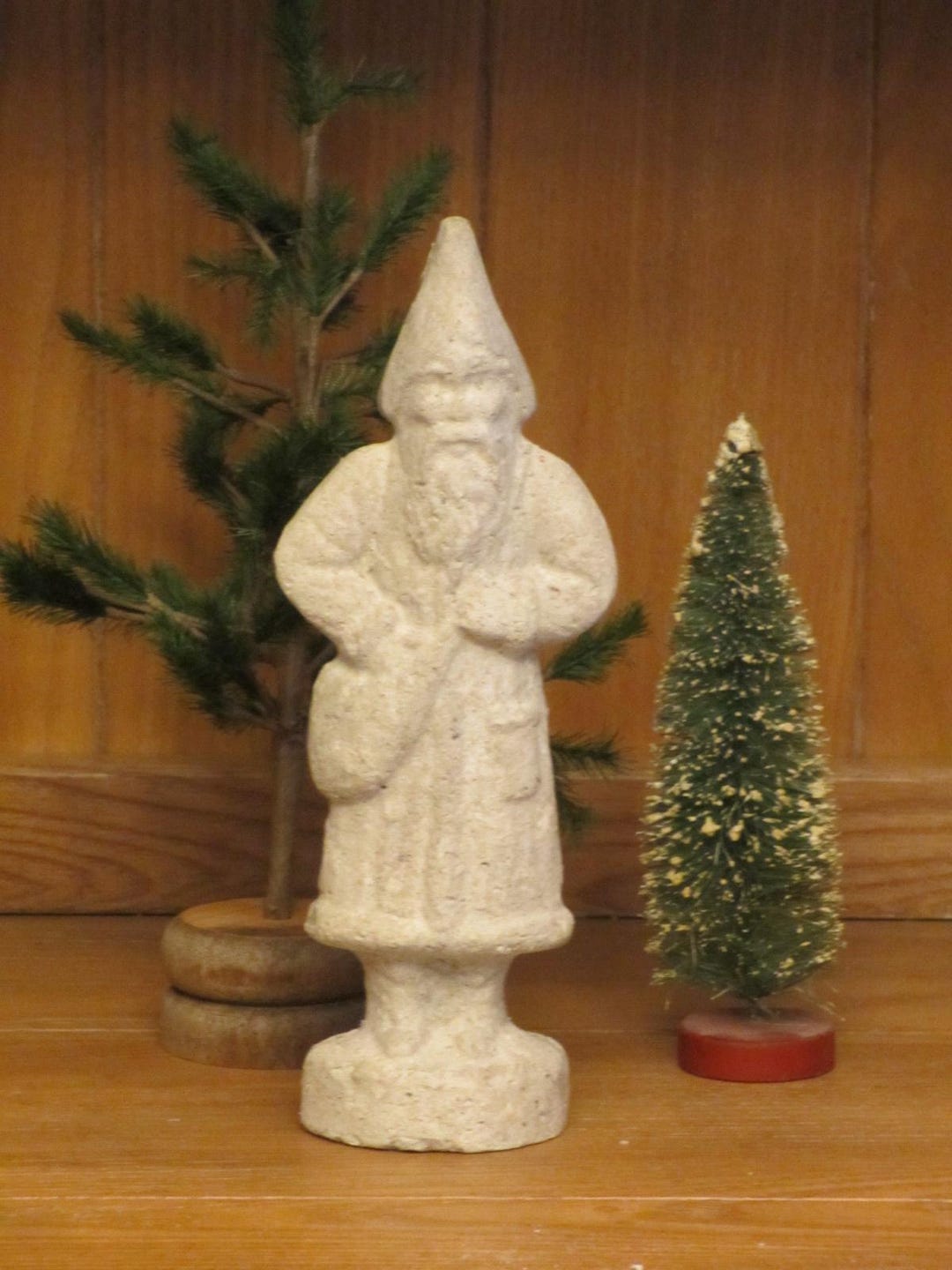 Unfinished Paper Mache Santa W/bag Over Shoulder - Etsy