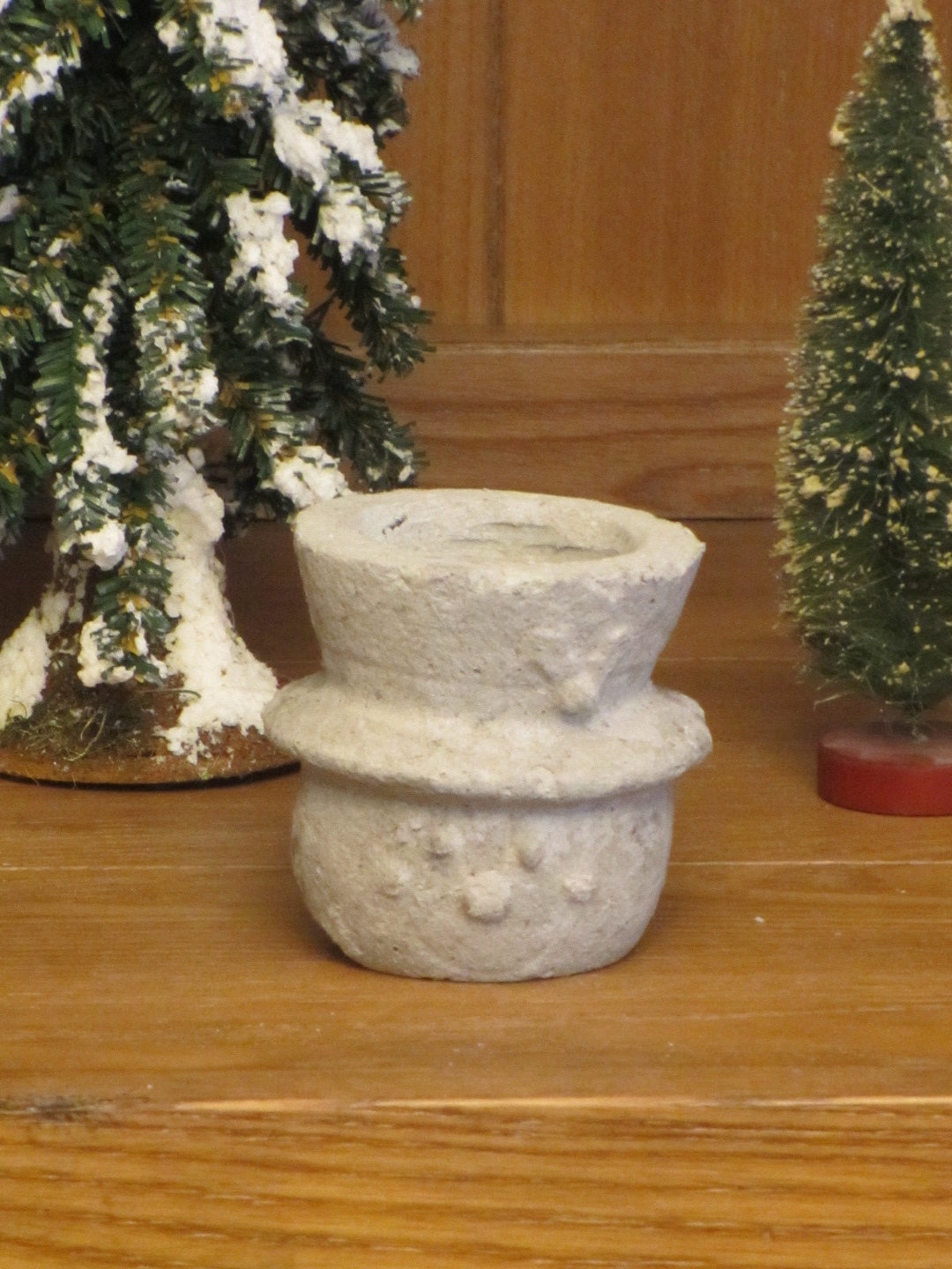 Unfinished Paper Mache Snowman Basket - Etsy