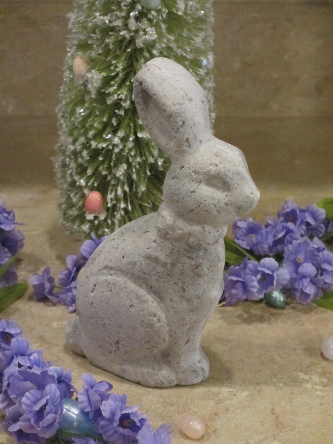 Unfinished Paper Mache Bunny W/bow Around Neck - Etsy