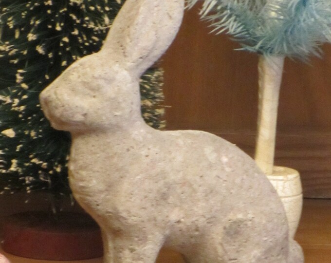 Unfinished Paper Mache Med Sitting Bunny Rabbit - Etsy