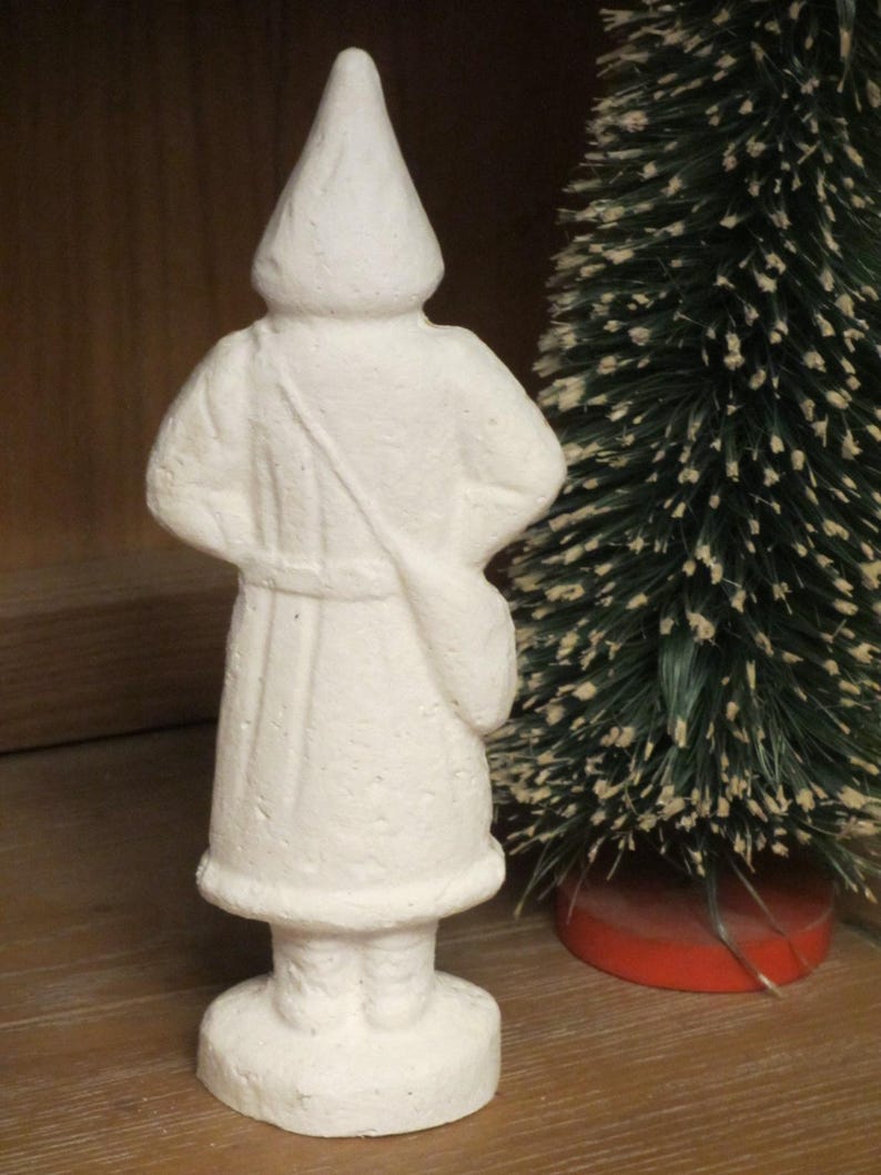 Unfinished Paper Mache Santa W/bag Over Shoulder - Etsy